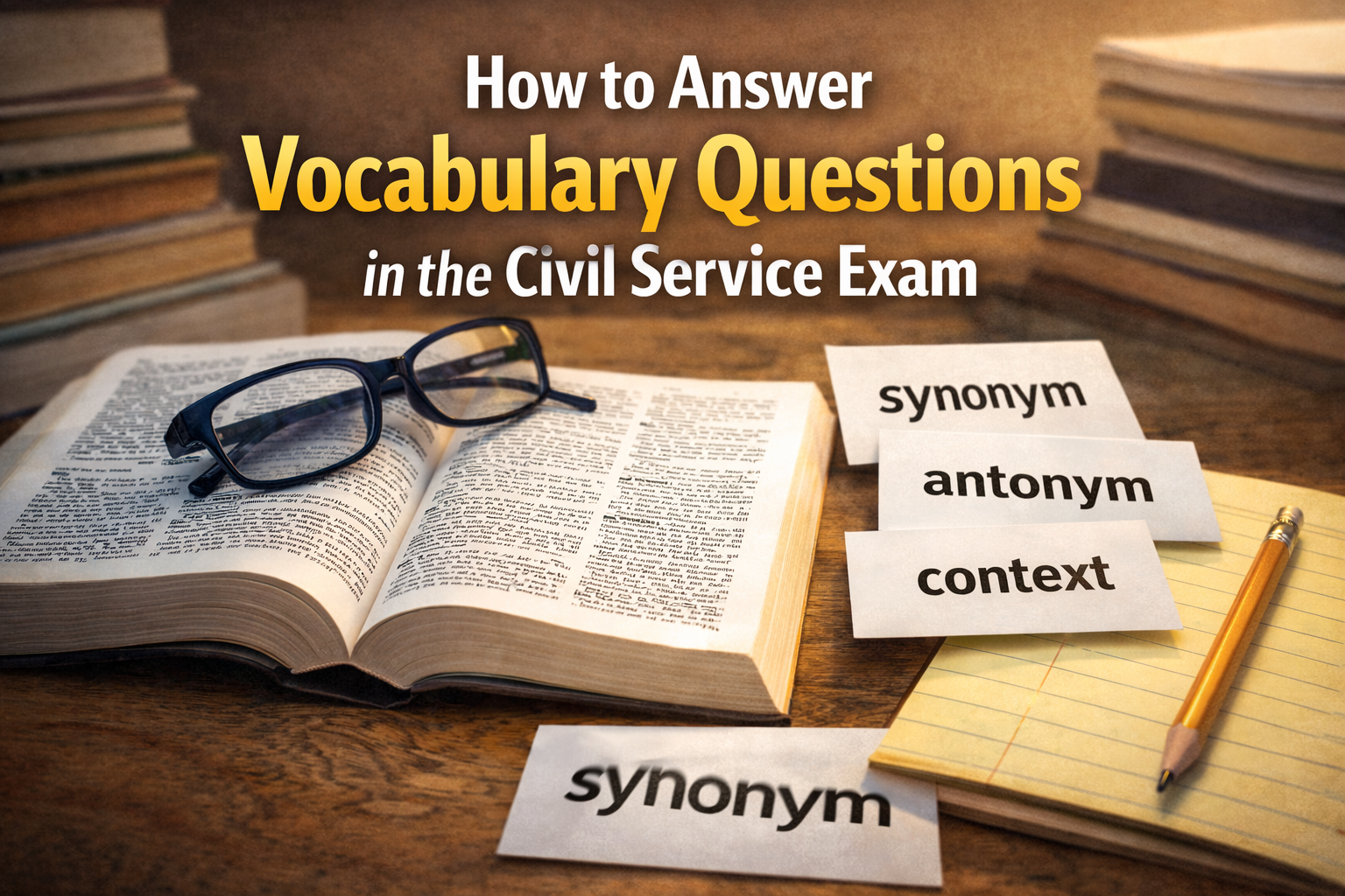 brevph | How to Answer Vocabulary Questions in the Civil Service Exam